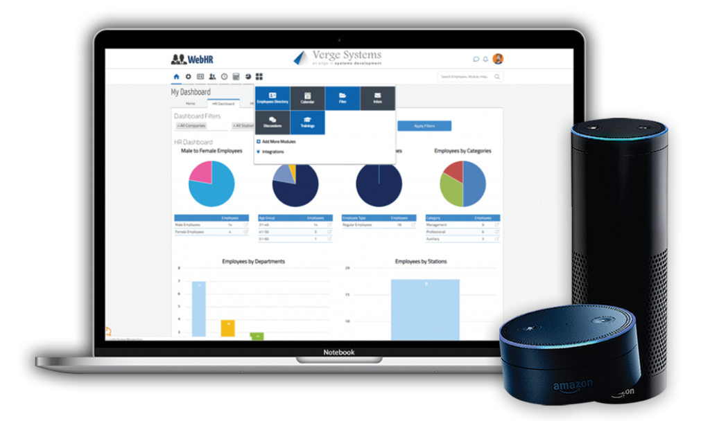 Web Hr and Alexa – CCG Systems